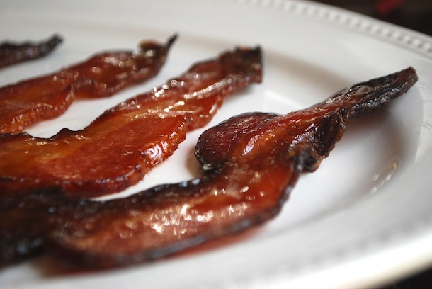 Spicy Maple Candied Bacon - Always Order Dessert