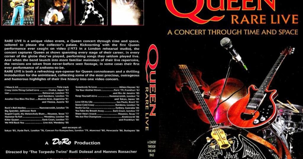 Queen - Rare Live A concert through Time And Space