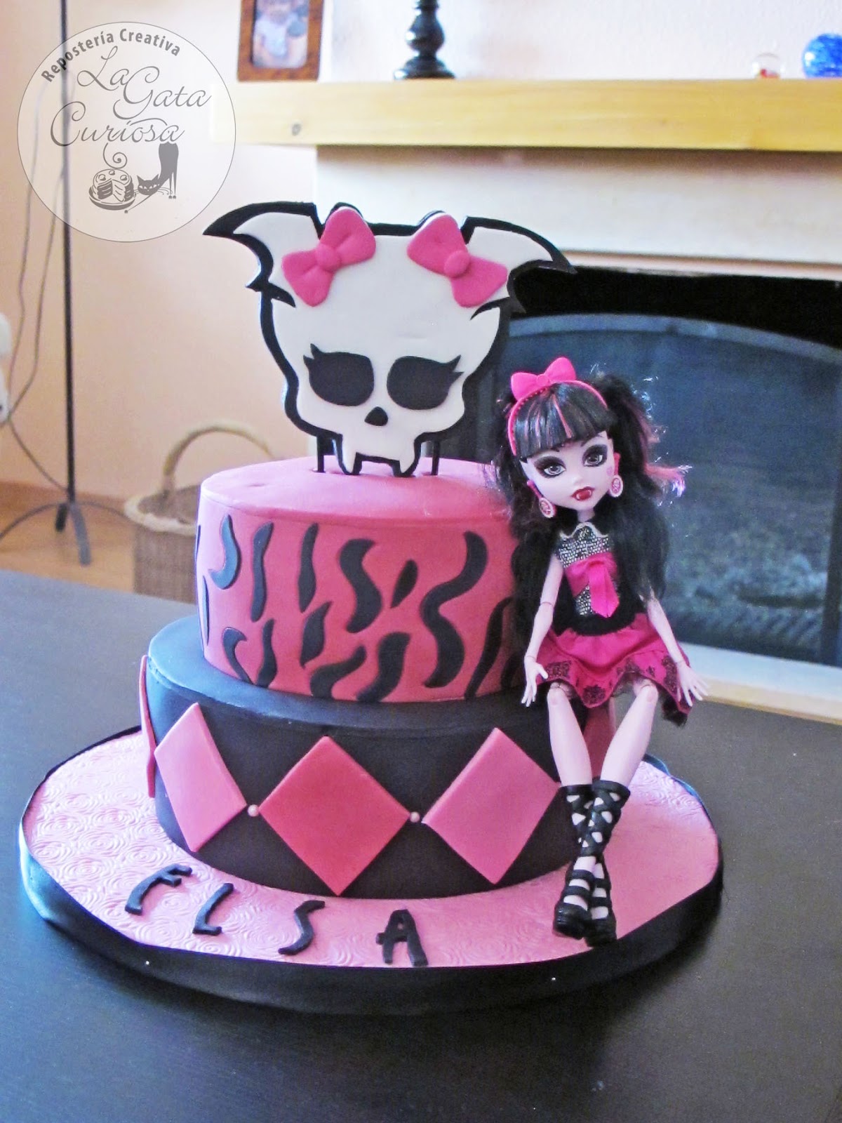 Tartas Monster High Draculaura