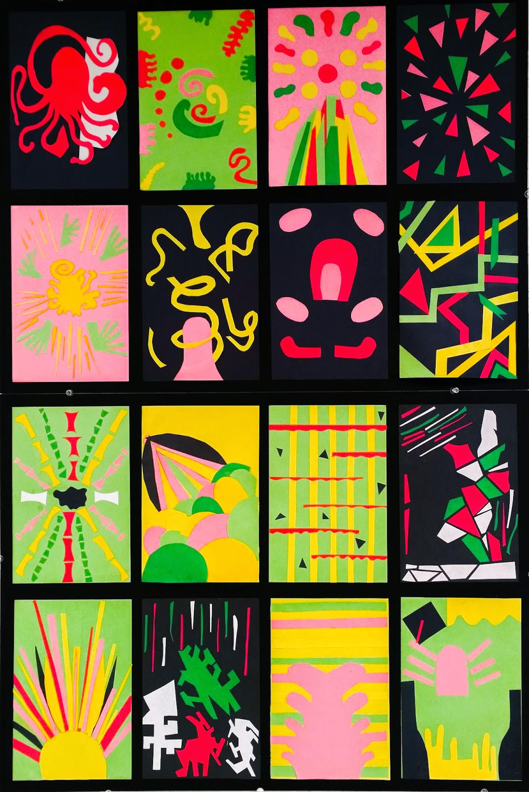 2AD, Matisse Cut Paper Collage