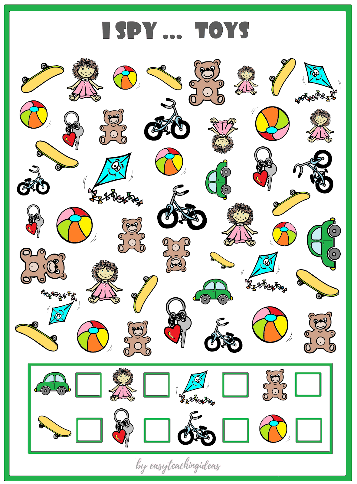 moje pomysły jak ...: Bugs Team 1 - Set 1. Toys.