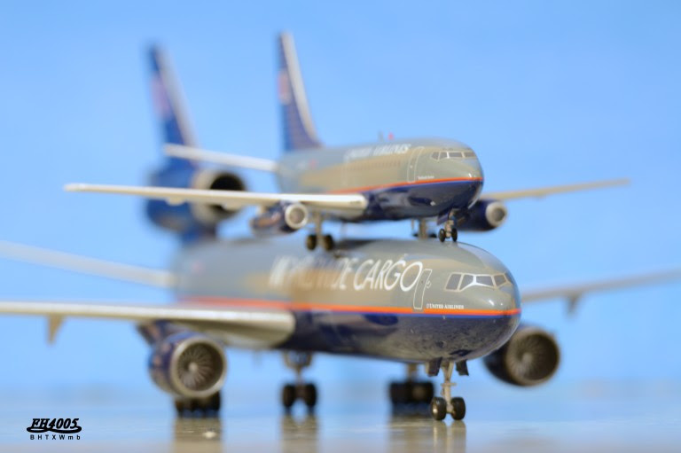 BHTXWmb: 模型分享 1:200 Boeing757-200 N592UA(Battleship Grey)火箭客機