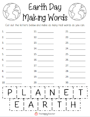 Earth Day Freebie! | TheHappyTeacher