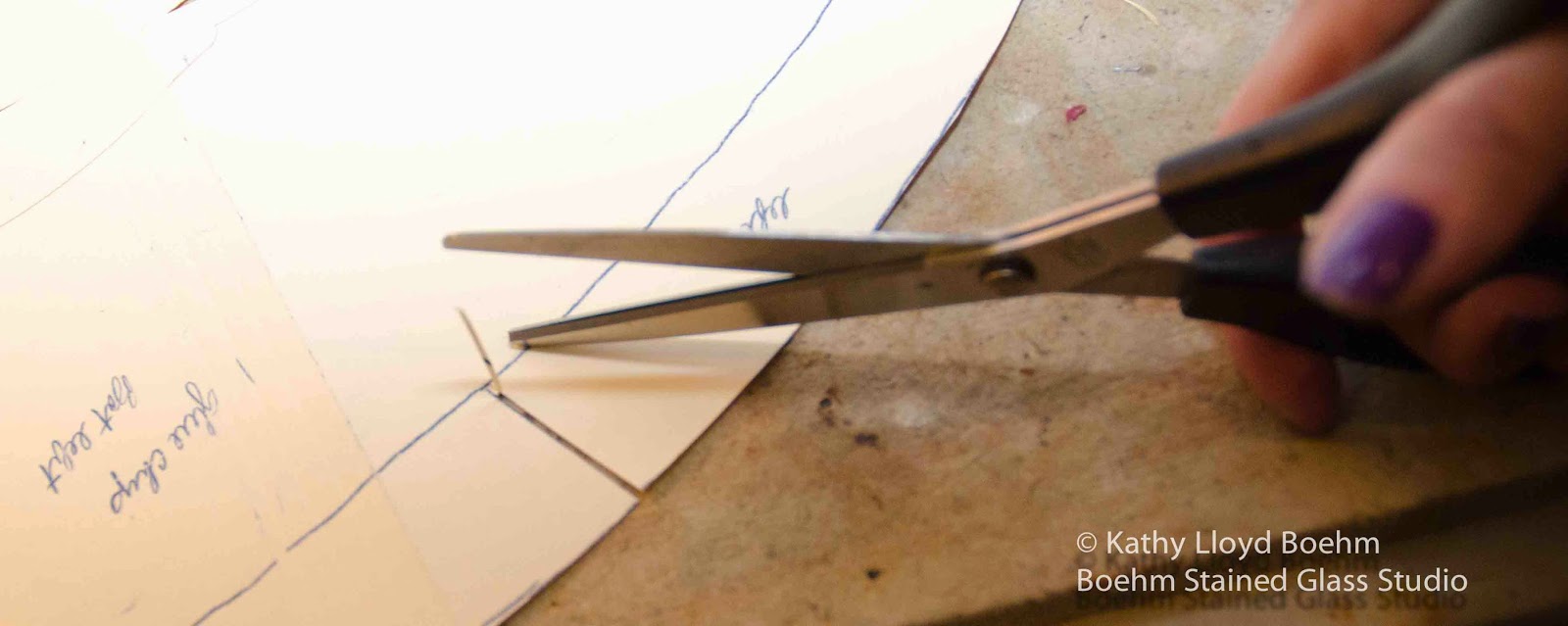 Boehm Stained Glass Blog: Oval Stained Glass Window with Bevels