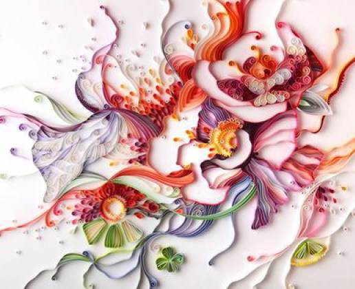 paper quilling projects ~ craft ideas and art projects