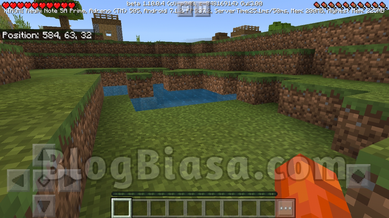 Seed desa terbesar di minecraft pe, kota besar paling langkah dan lengkap