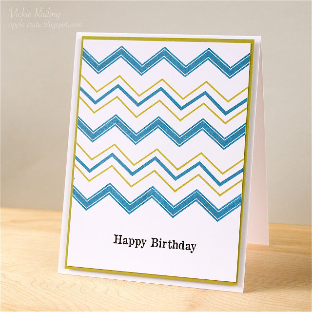 The Apple Crate: Chevron Birthday