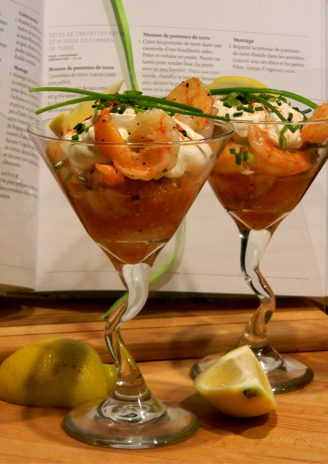 Madame Anne Aux Fourneaux Cocktail De Crevettes