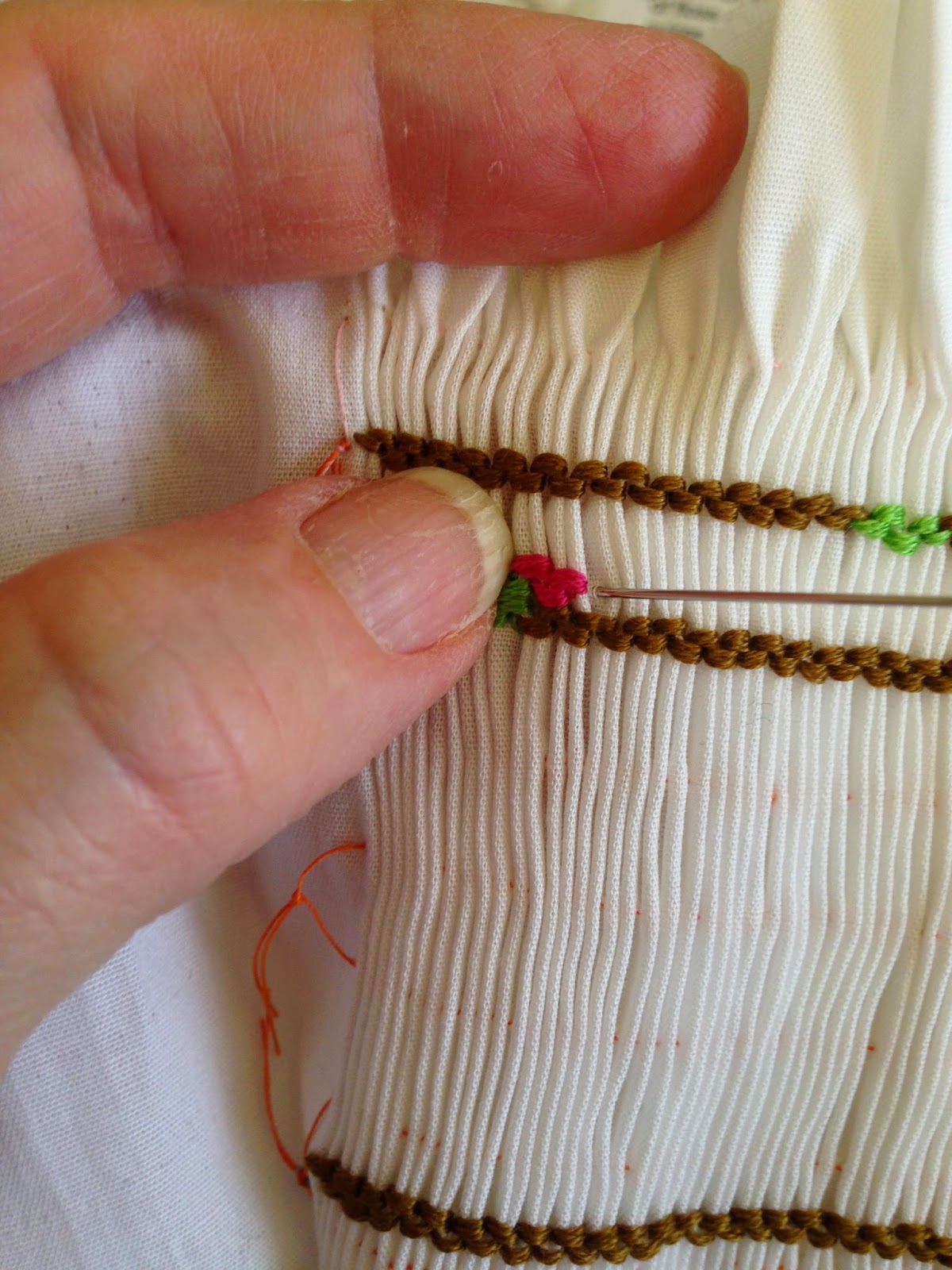 Ney Ney's Nest: Picture Smocking Tutorial-Part 2