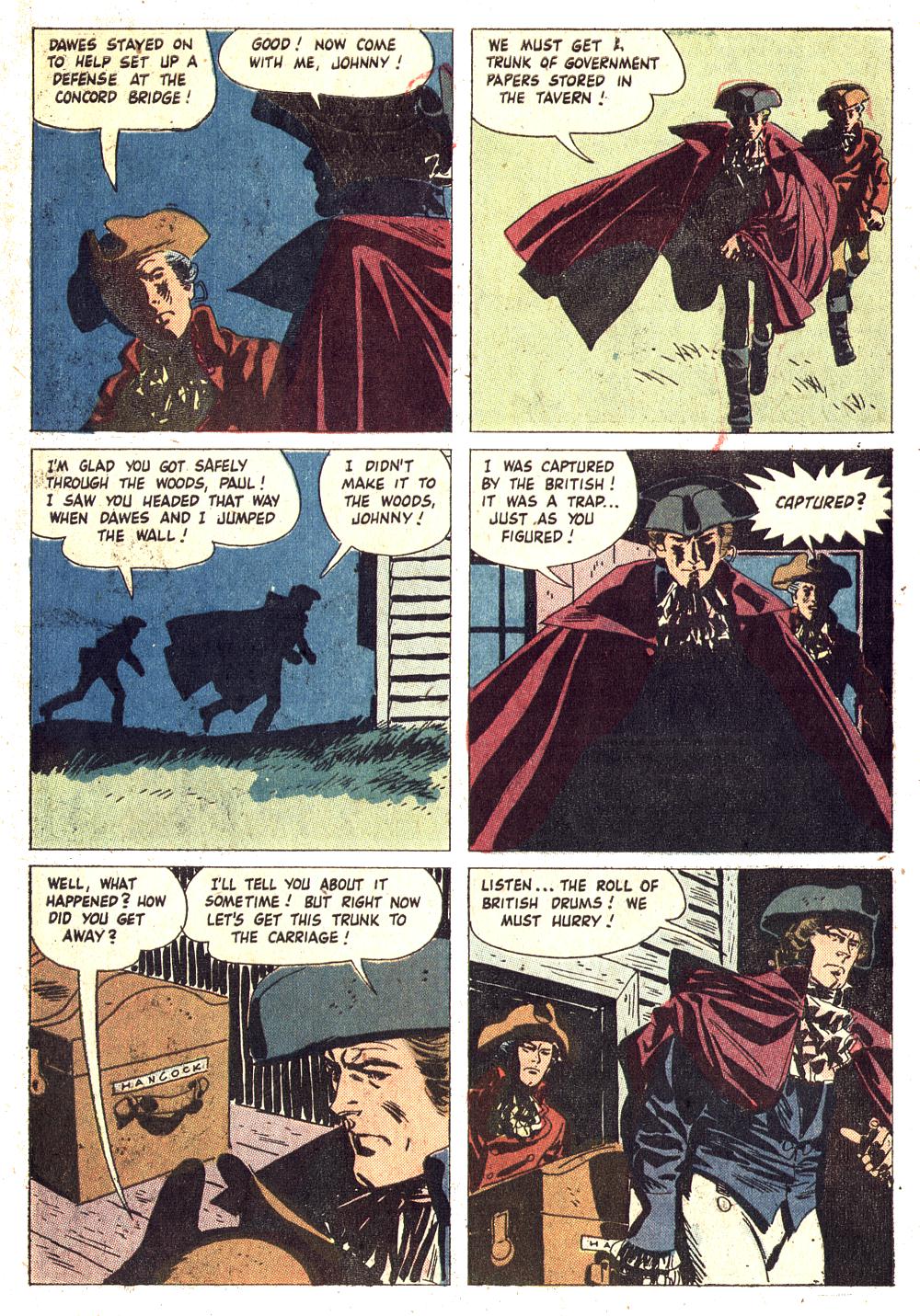 The ALEX TOTH archives: TOTH - FOUR COLOR COMICS 0822-Paul Revere's ...