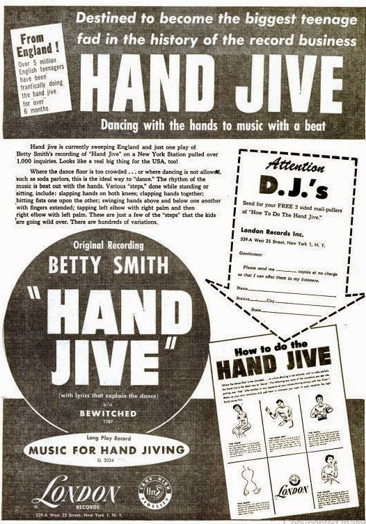 Music Weird: Betty Smith's "Hand Jive": The hit that never was