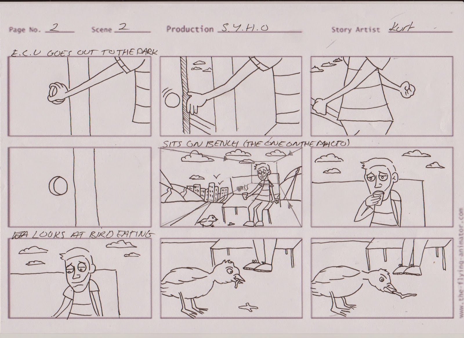Kurt's Animation + Art: cleaned up storyboards AP4