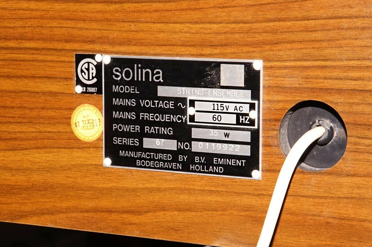 MATRIXSYNTH: Arp Solina String-Ensemble Synthesizer SN 0119922