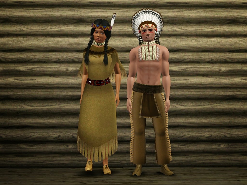 My Sims 3 Blog: Native American Set by Sil Sharkie