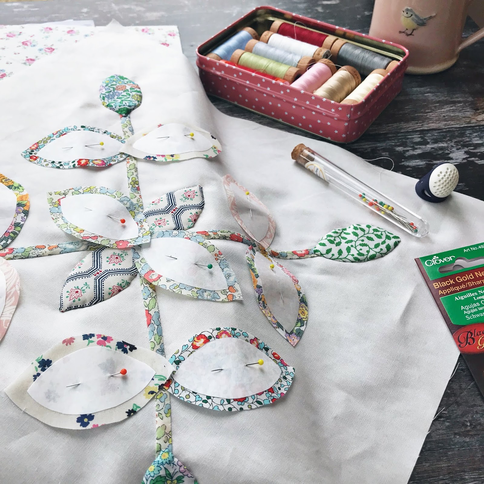 A little happy tutorial ~ Needle Turn Applique | A Little Happy Place