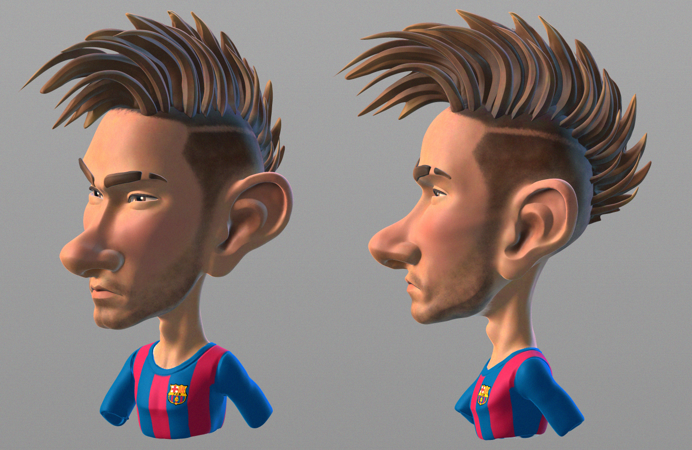 Marcelo Rampazzo Caricaturas: Modelagem 3D
