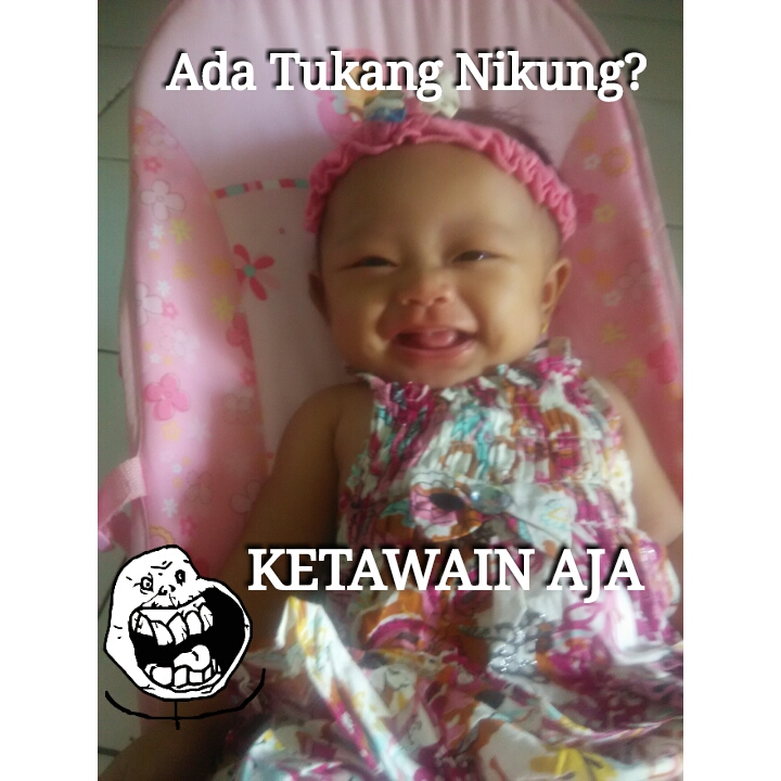 Meme Bayi Baby Lucu