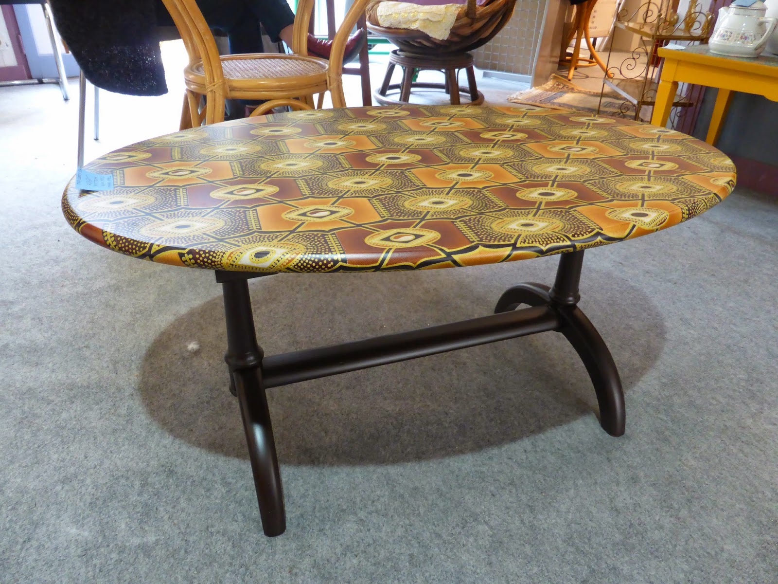 L'ATELIER MB créations: Table basse dessus tissu wax