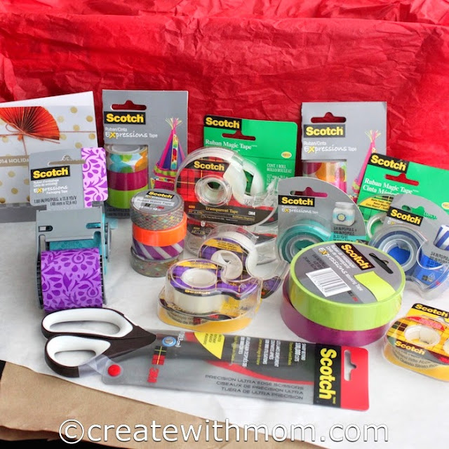 Create With Mom: Using Scotch Brand Tapes for Gift Styling and Making Cards