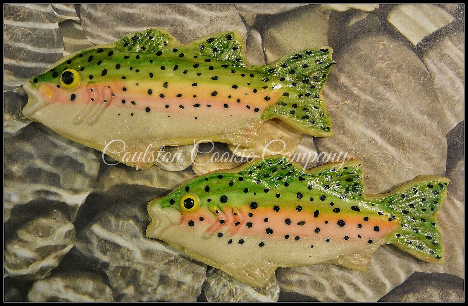 ...Coulston Cookie Company...: Hobby Cookies: Rainbow Trout Cookies