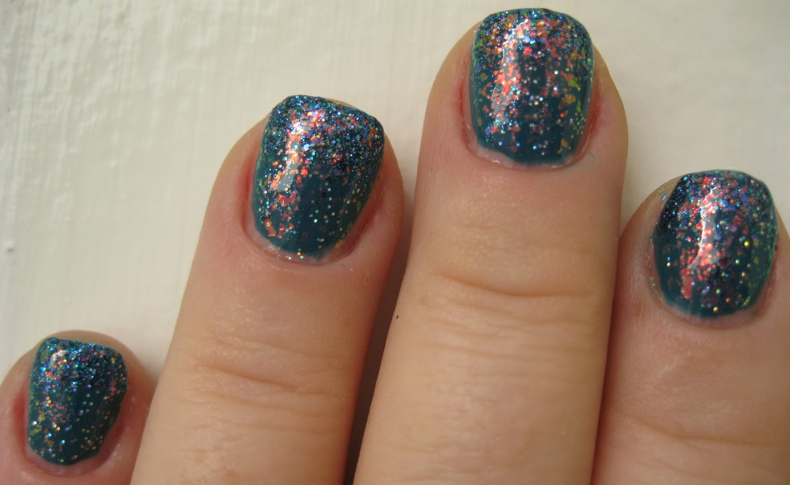 Lacquer Slacker Liz: Evolution of a Blue Bling Manicure