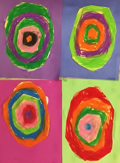 Art with Ms. Thomas: Concentric Circles with Kindergarten
