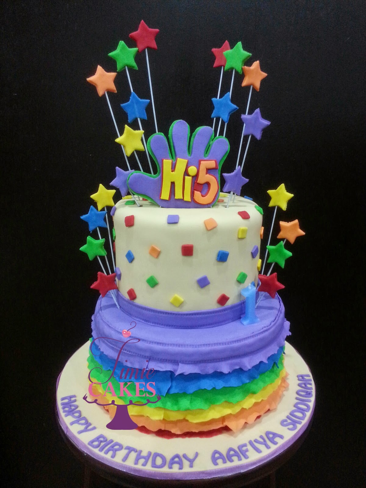 Timie Cakes: Hi 5 Theme Birthday party