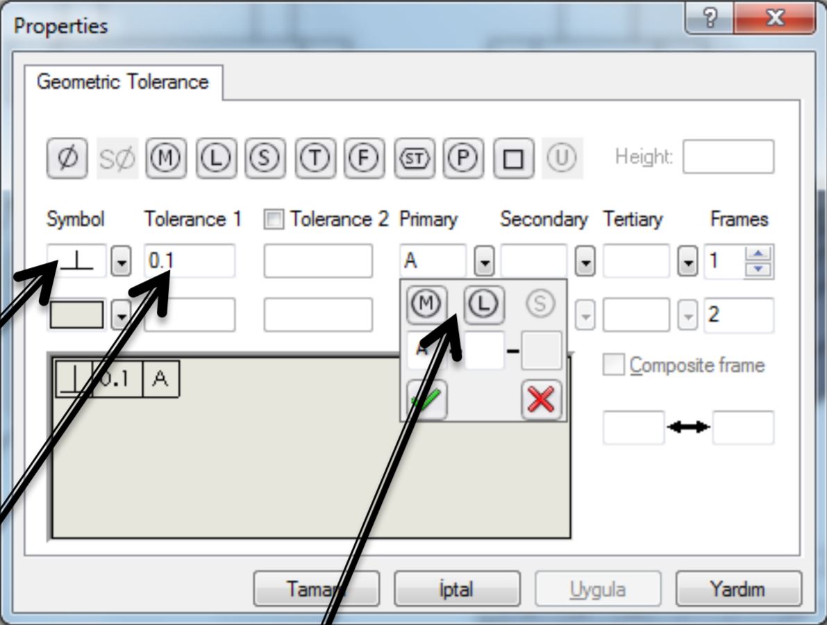 Teknik Resim ( Drawing) Yüzey Şekil ve Konum Toleransları - 4 - Solidworks