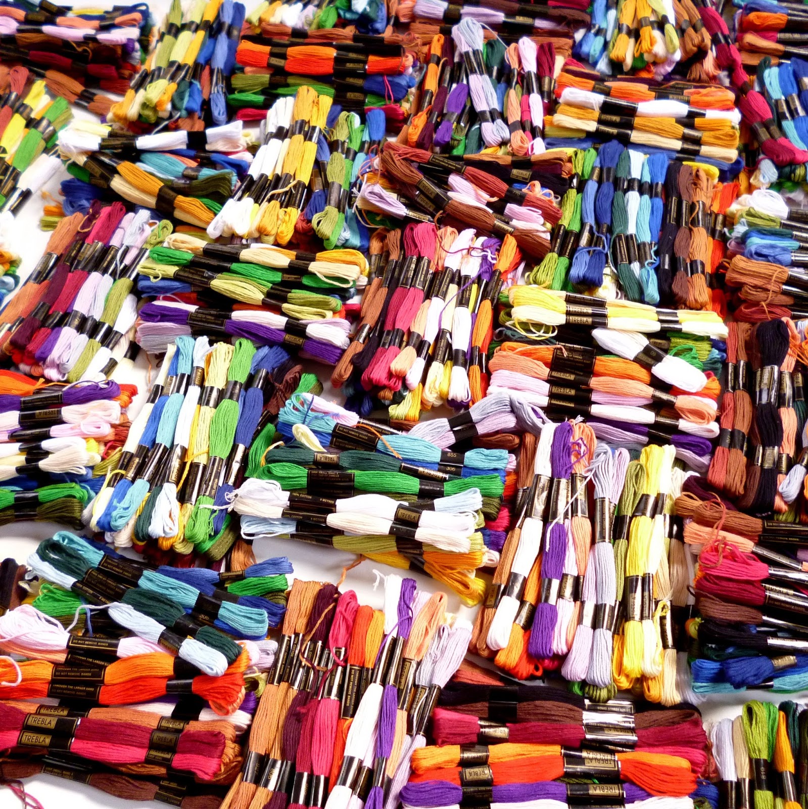 paper-and-string: thread rainbows