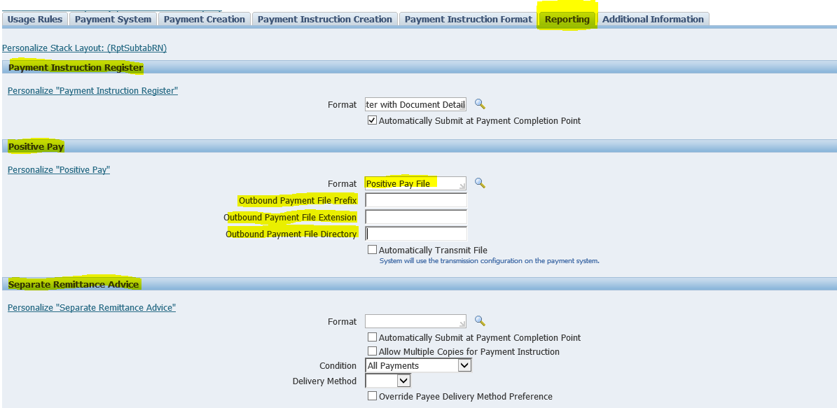 Oracle Application S Blog Payment Process Profiles In Oracle Apps R12 How To Create Payment