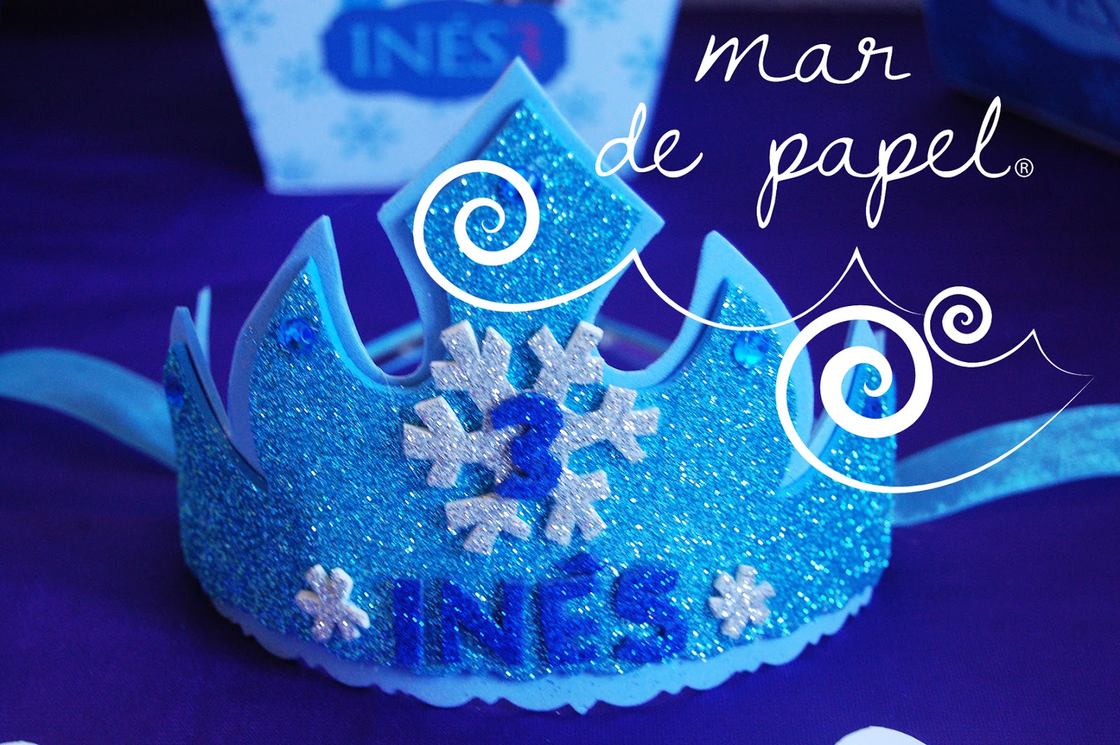 MAR DE PAPEL: El tercer cumple de Inés: Frozen