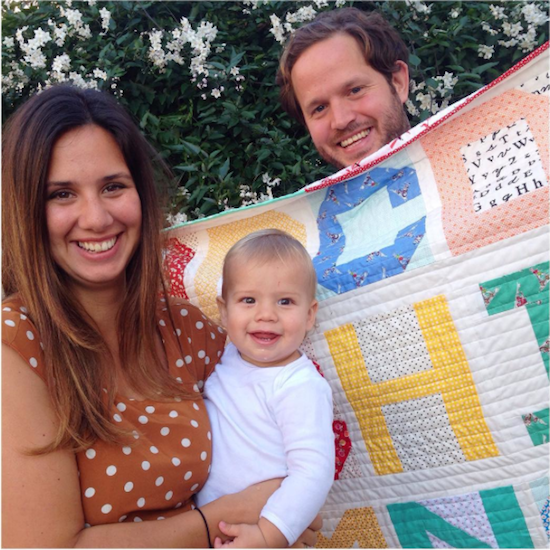 Spell It With Moda Quilt: Finished