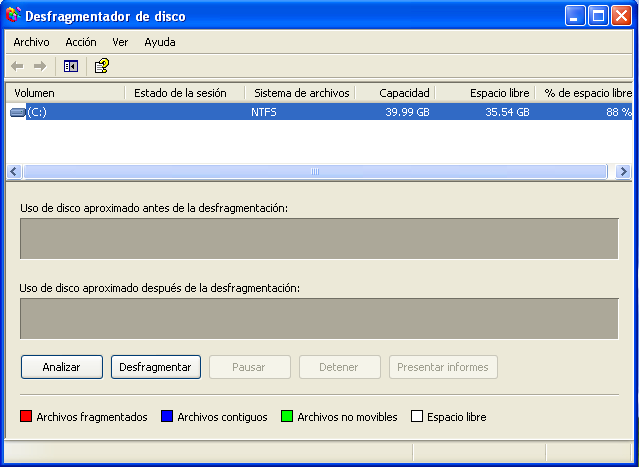 Proyecto Soporte: Como realizar una desfragmentación de disco duro en ...