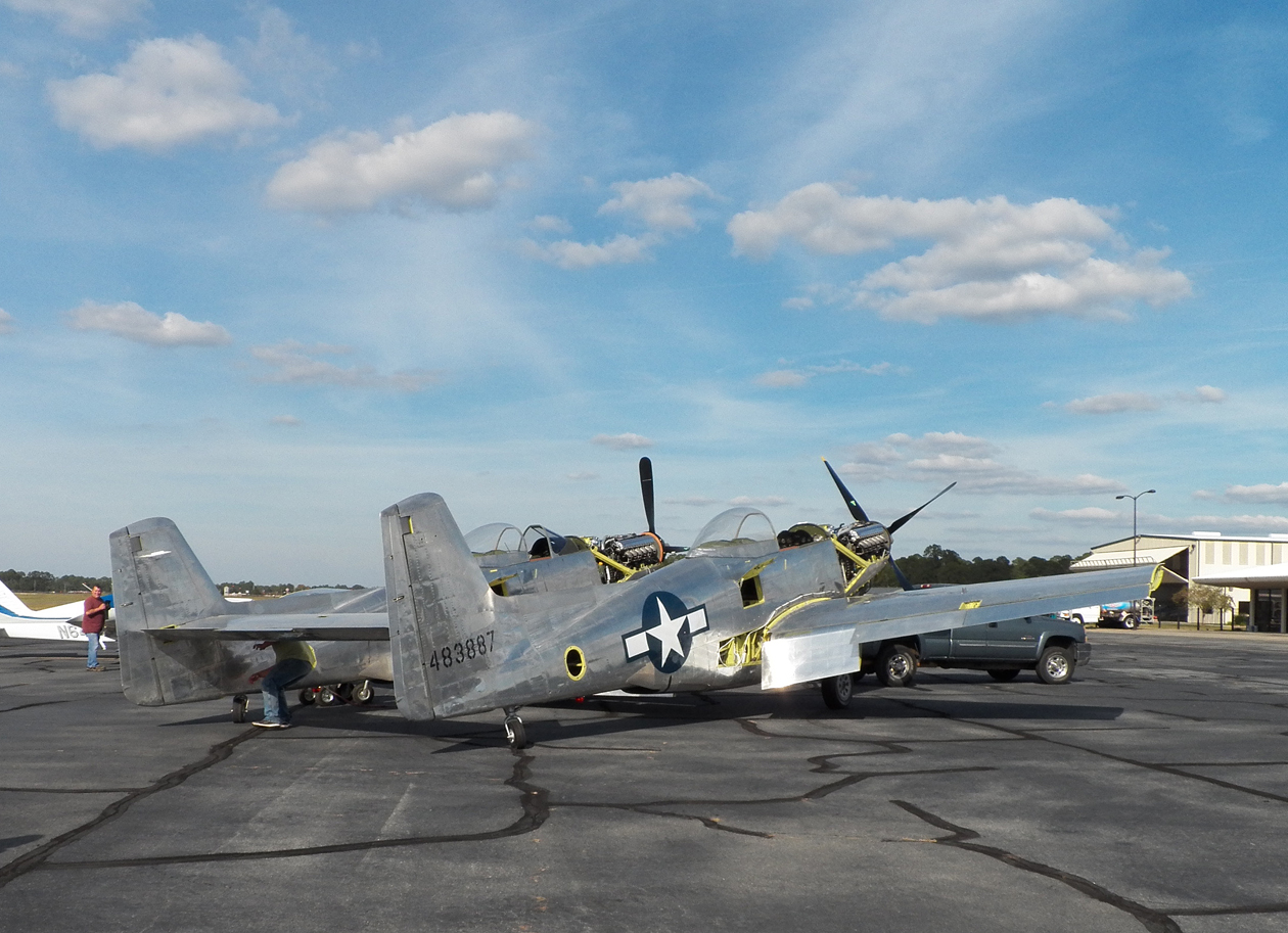 XP-82 Twin Mustang Project: October XP-82 Twin Mustang Restoration Update