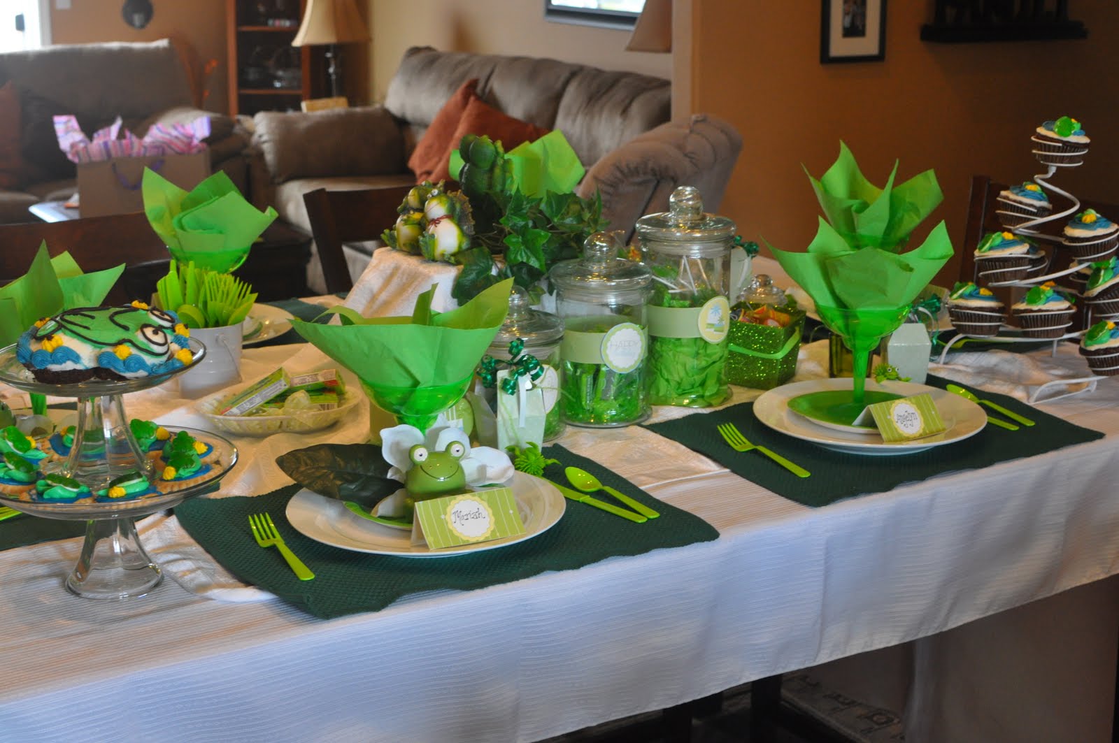 Pretzels and Punch: " A Magical Frog's 12th Birthday Party!"