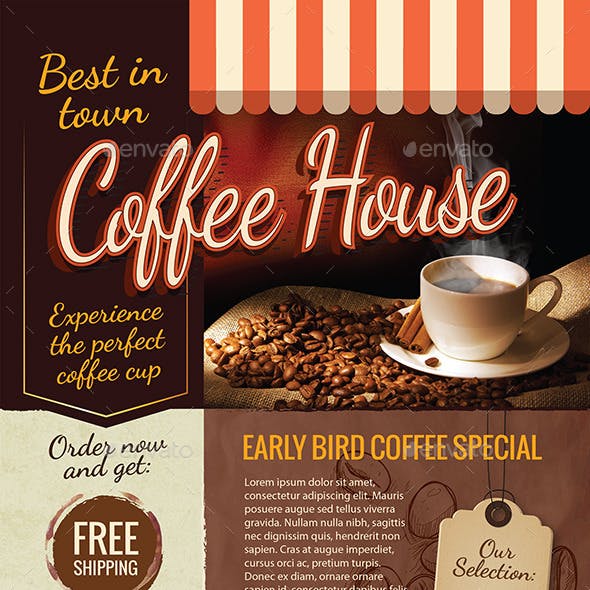 50+ Best Coffee Flyer Templates | Free & Premium