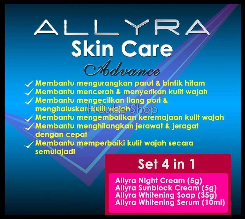 ALLYRA SKINCARE ADVANCE - TESTIMONI REVIEW KEBERKESANAN - Pengedar ...
