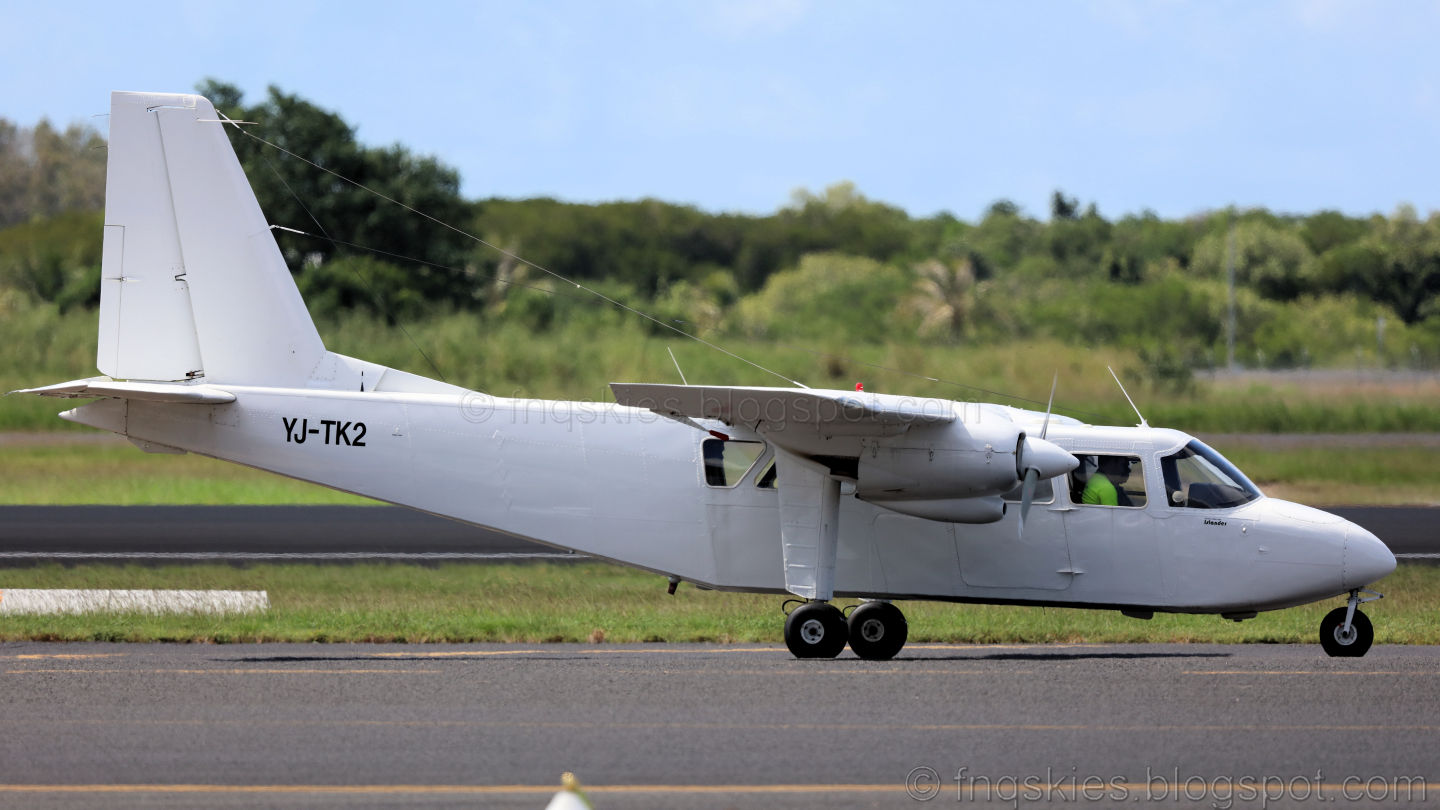 Far North Queensland Skies: Belair Airways Britten Norman Islander YJ ...