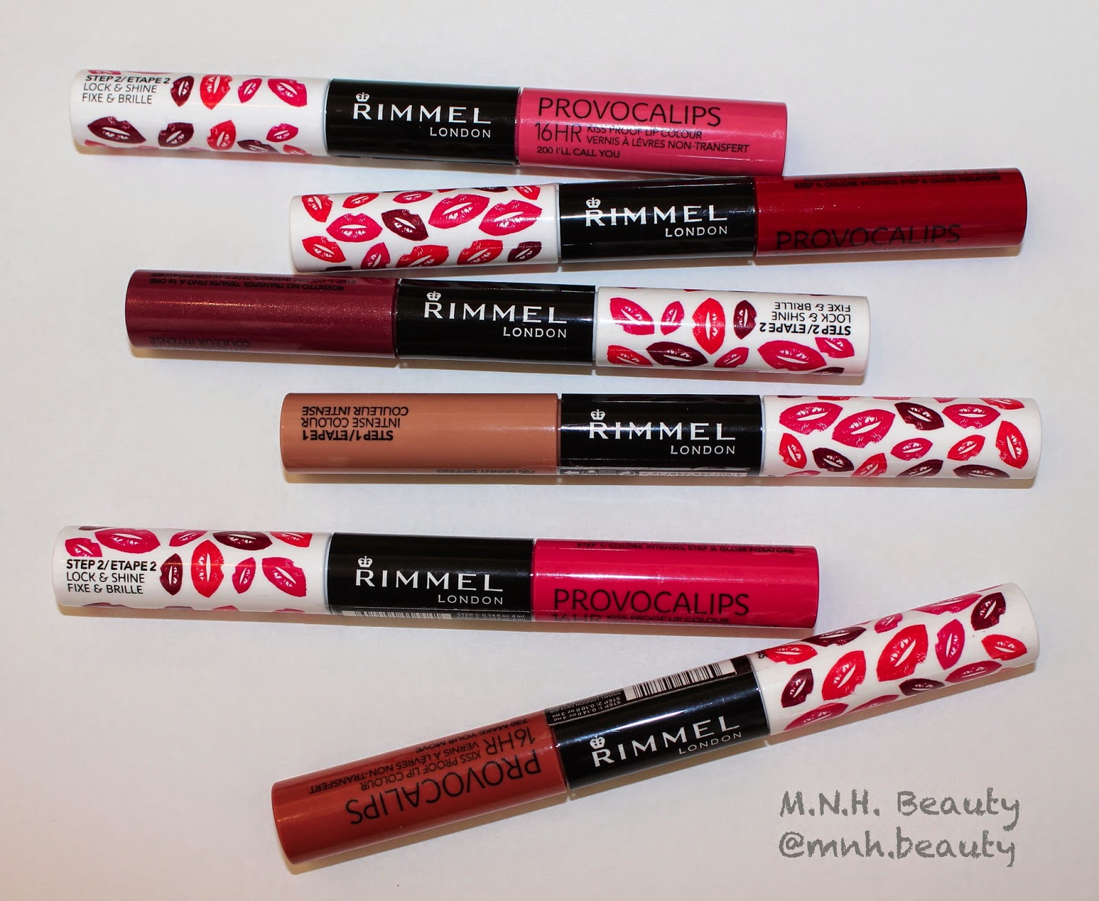 M.N.H. Beauty: SWATCHES: Rimmel Provocalips 16HR Kiss-Proof Lip Colour