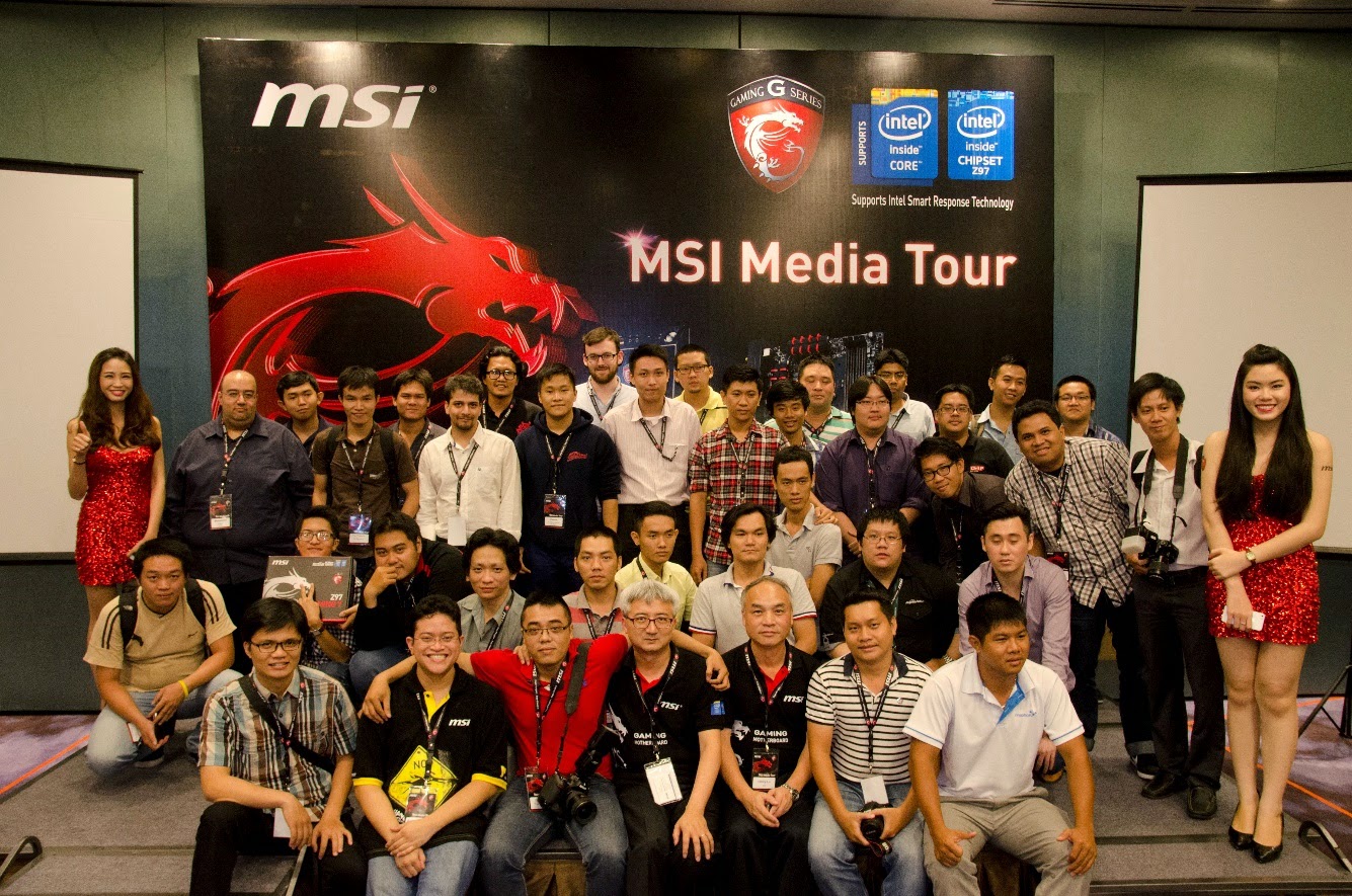 MSI showcases their latest Z97 motherboards and the Nightblade ...
