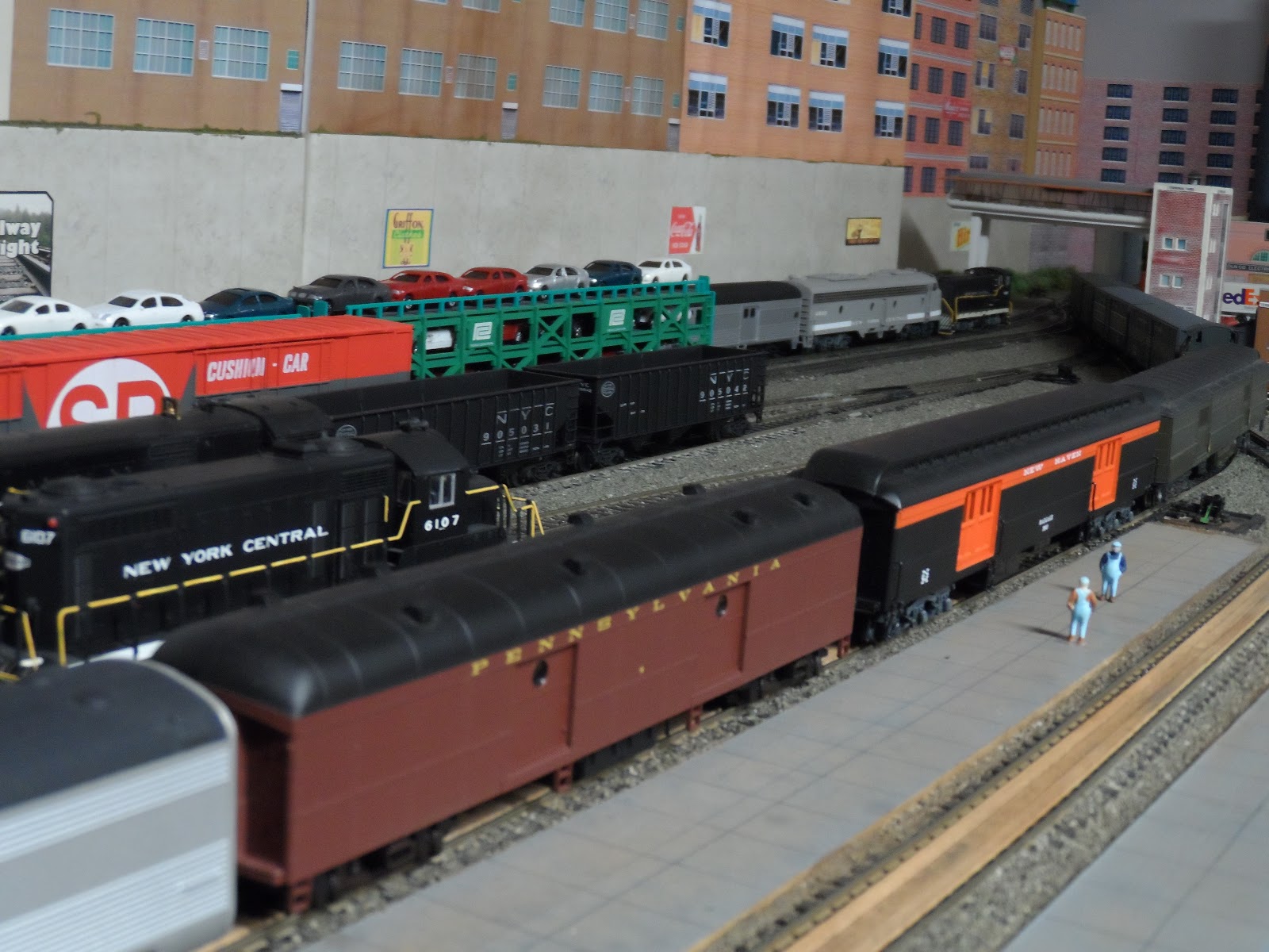 New York Central Train Layout: Revisiting Mail & Express Trains