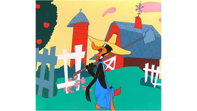 Animation Reference: Daffy Duck walk cycle from 'Duck Amuck' - 1953