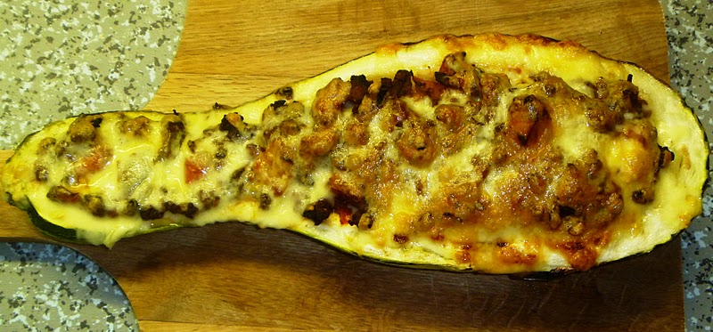 The Vegetarian Experience: Baked Stuffed Marrow