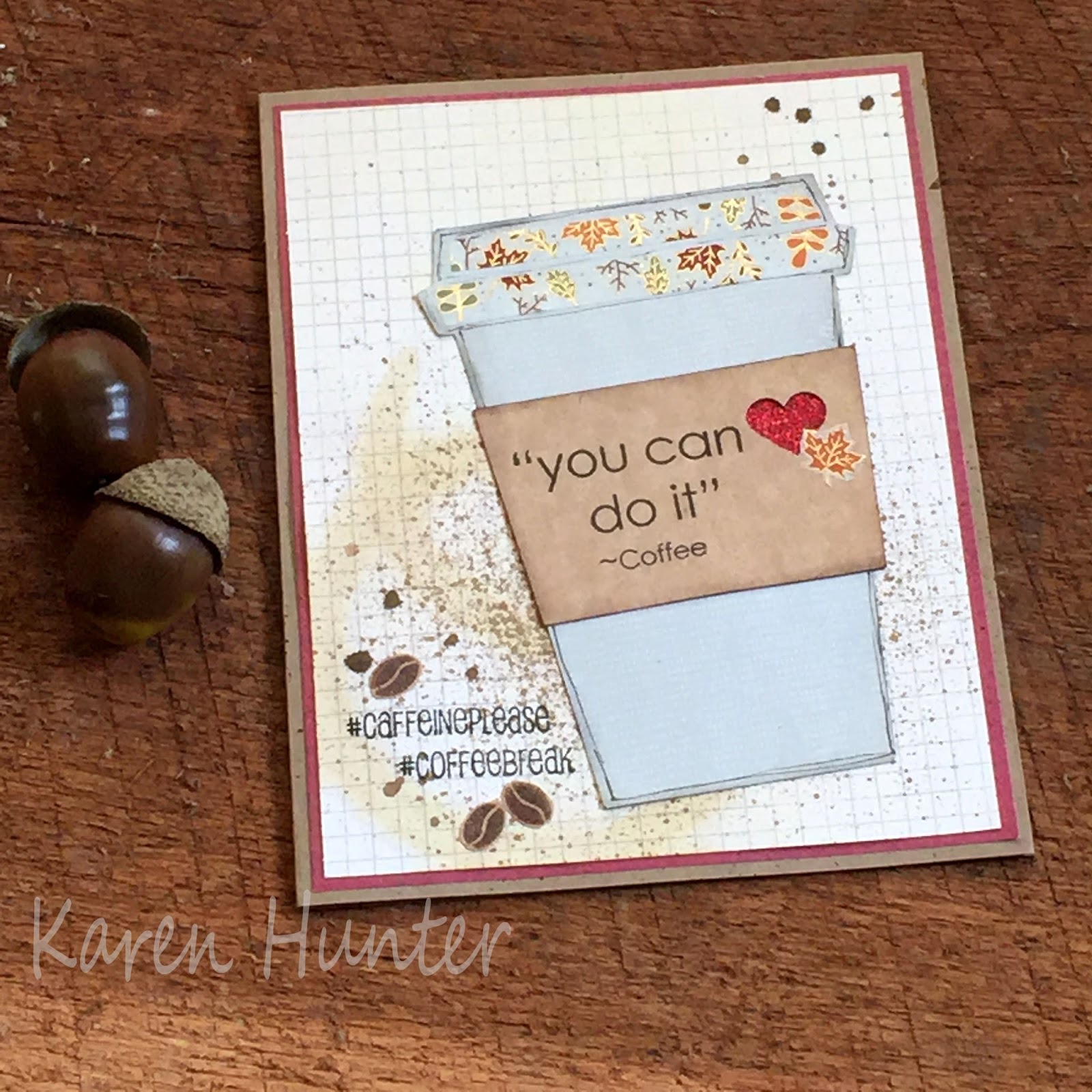 KarenScraps: Coffee Card