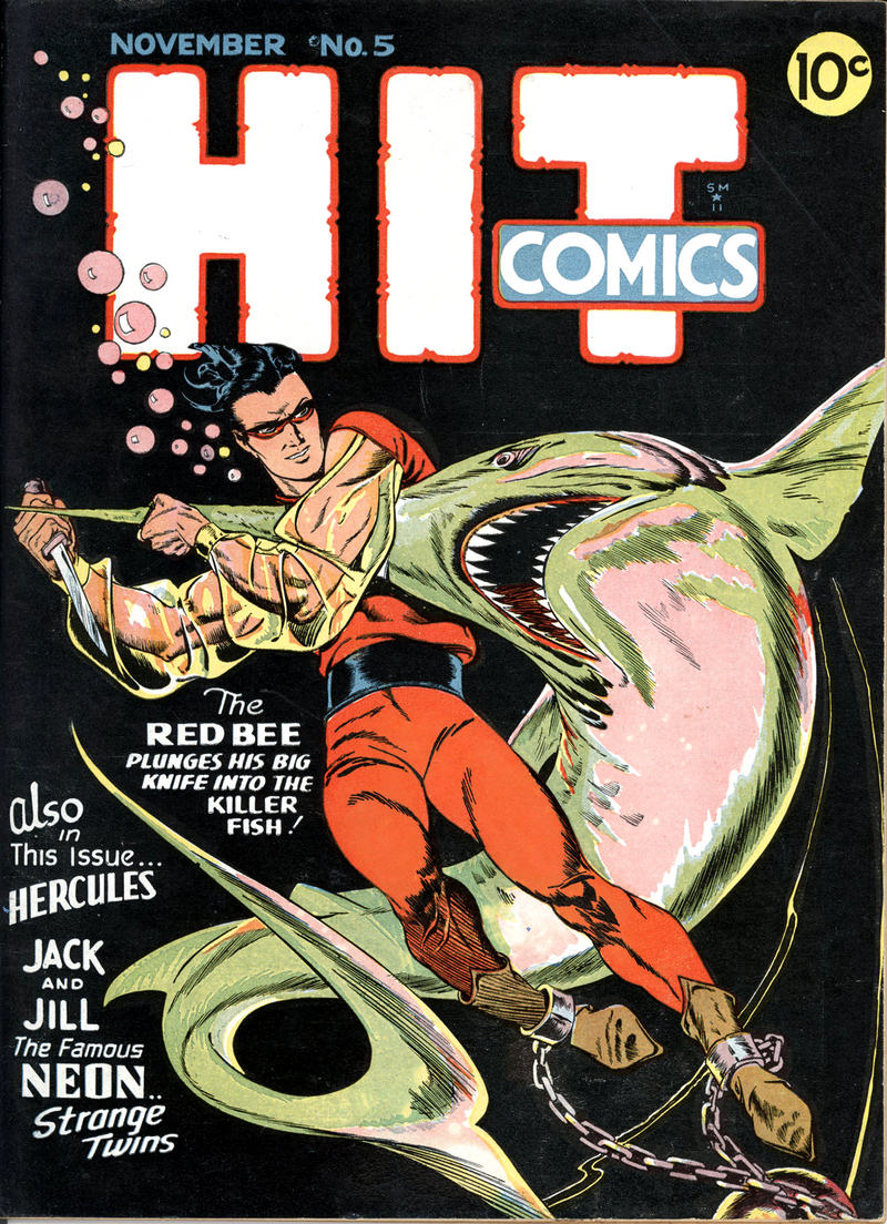 Pappy's Golden Age Comics Blogzine: Number 2330: Red Bee, stay away from me