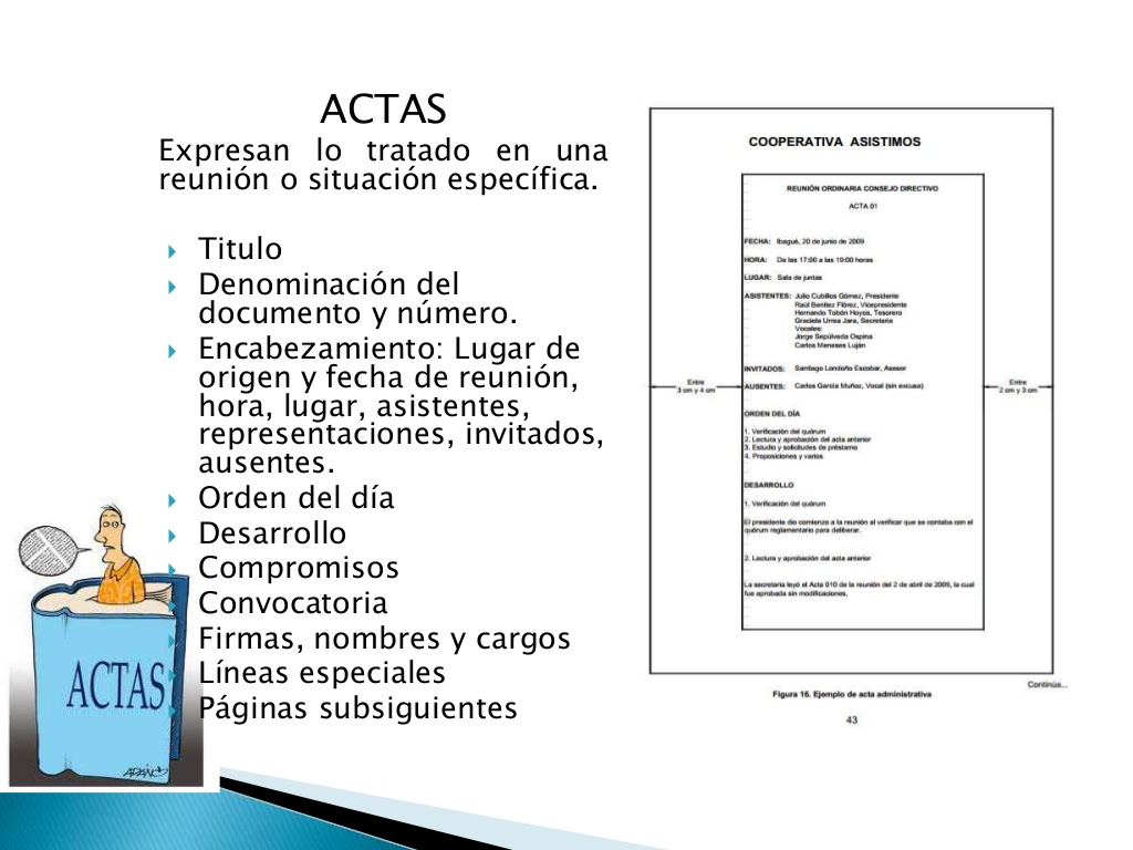DOCUMENTOS ORGANIZACIONALES: TIPOS DE DOCUMENTOS