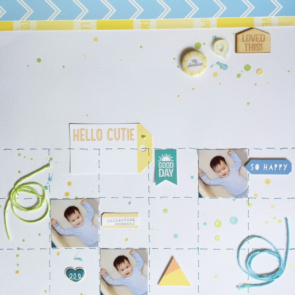 Tee's Little Corner: Layout: Hello Cutie