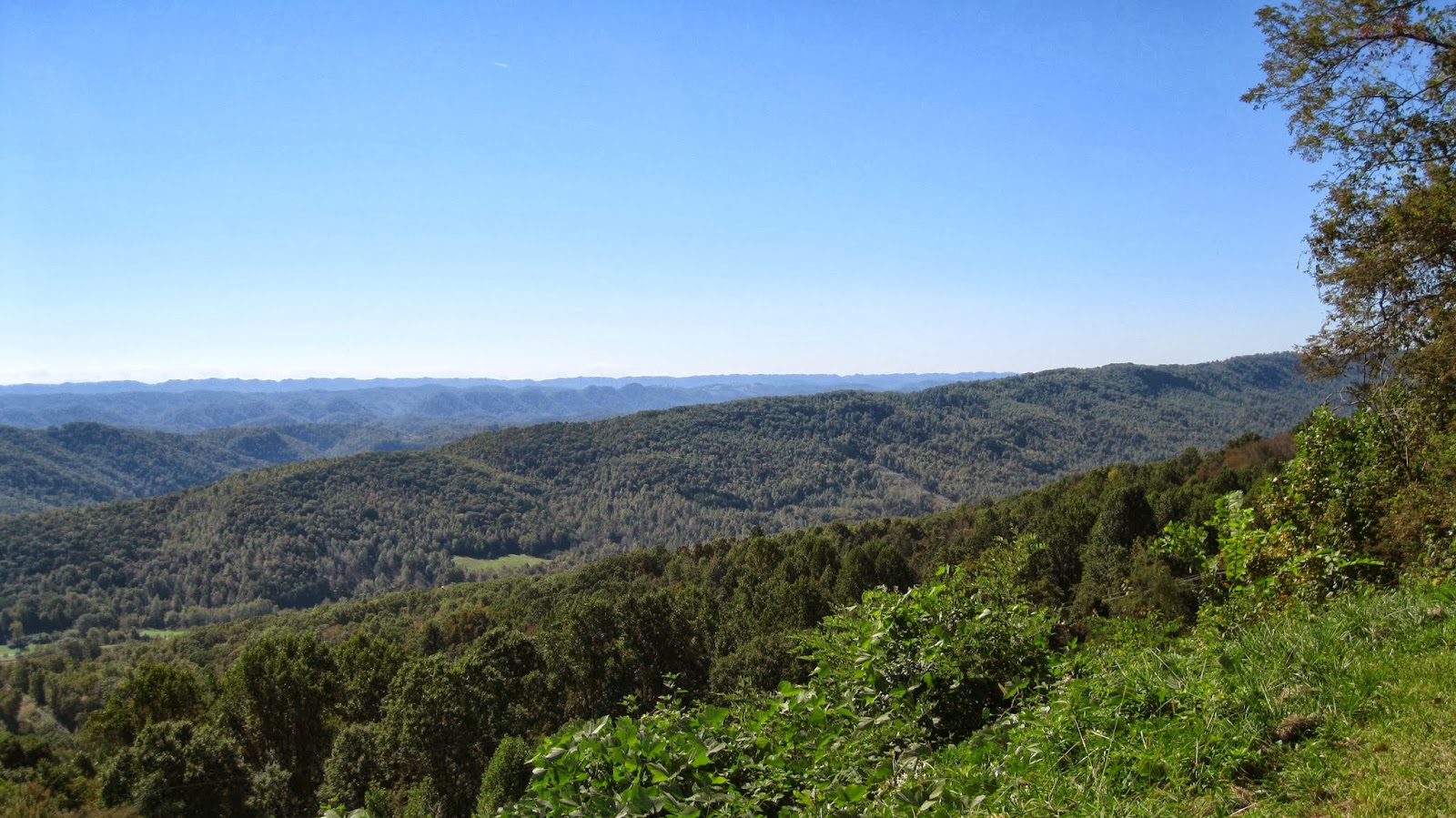 Lee County Virginia: Stop # 9: Powell Mountain Overlook near Stickleyville