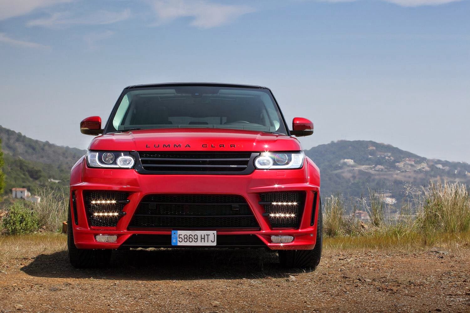 The Gear Shift: Red Lumma Design Range Rover CLR RS