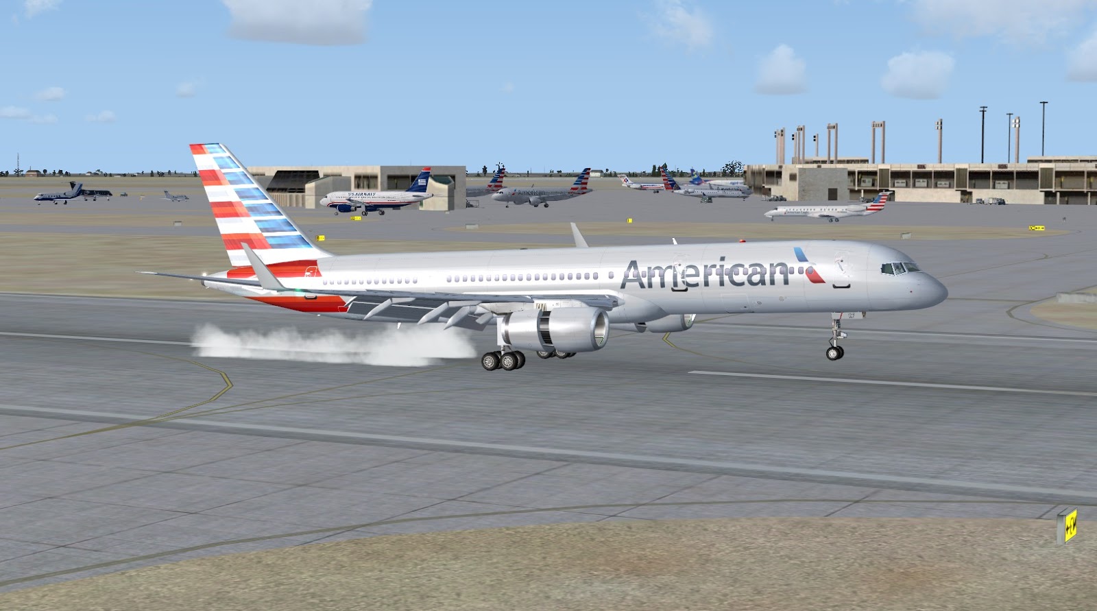 Aviação Arte: Boeing 757-200 American Airlines Posky - Mega Pack